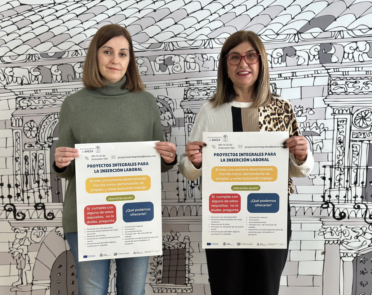 Baeza presenta los Proyectos Integrales para la Inserción Laboral